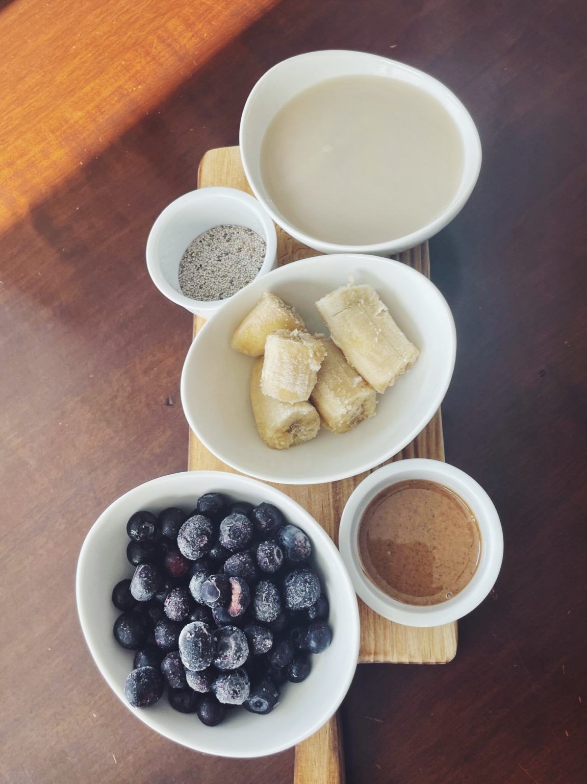 Blueberry Almond Butter Easy Protein Smoothie - Living & Lifestyle Blog