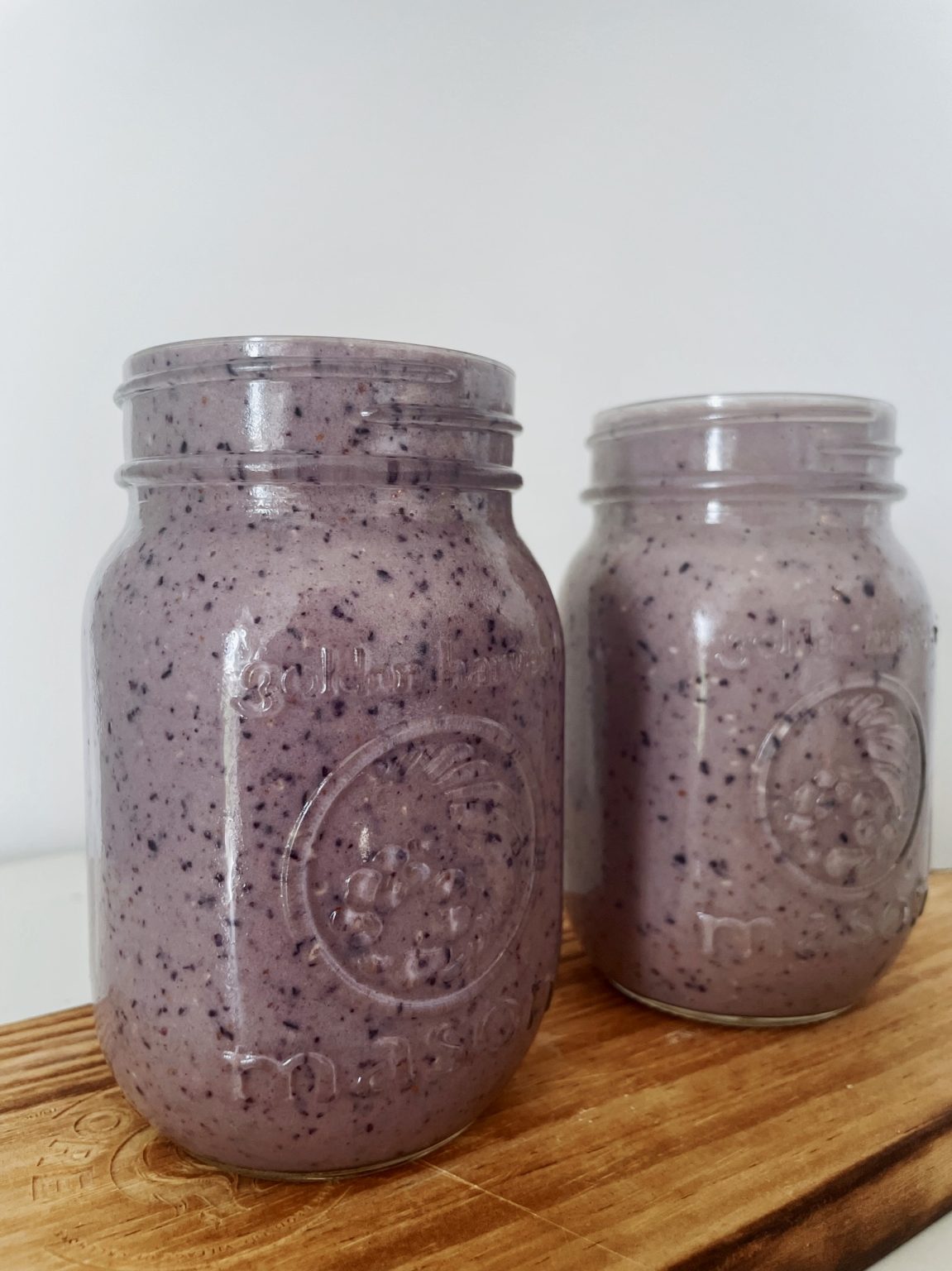 Blueberry Almond Butter Easy Protein Smoothie - Living & Lifestyle Blog